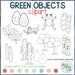 Green Objects Clipart - Etsy