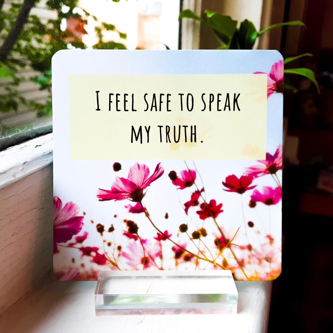 Strength Affirmation Cards for Self-esteem Chakra Affirmations Positive ...