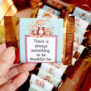 Printable Thanksgiving Chocolate Candy Wrappers With Gratitude Quotes ...
