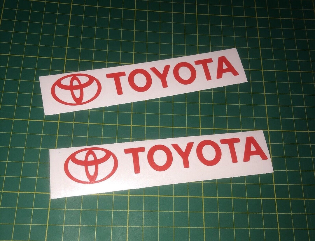 2x Toyota Logo Stickers/decals, Garage,toolbox, Car Window/bumper - Etsy
