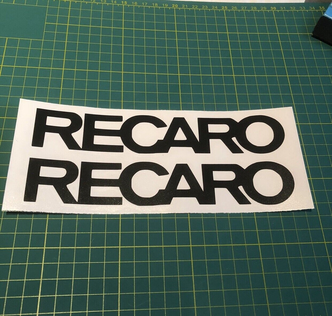 2x RECARO Seat Stickers/decals Garage,toolbox,car Windows - Etsy