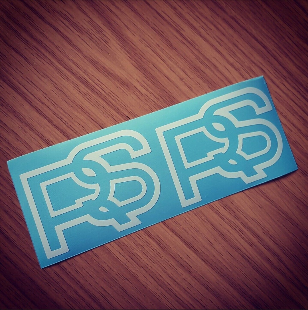 RS X 2 Car Stickers Vinyl Decals Fits Ford RS Turbo RS1600 Escort ...