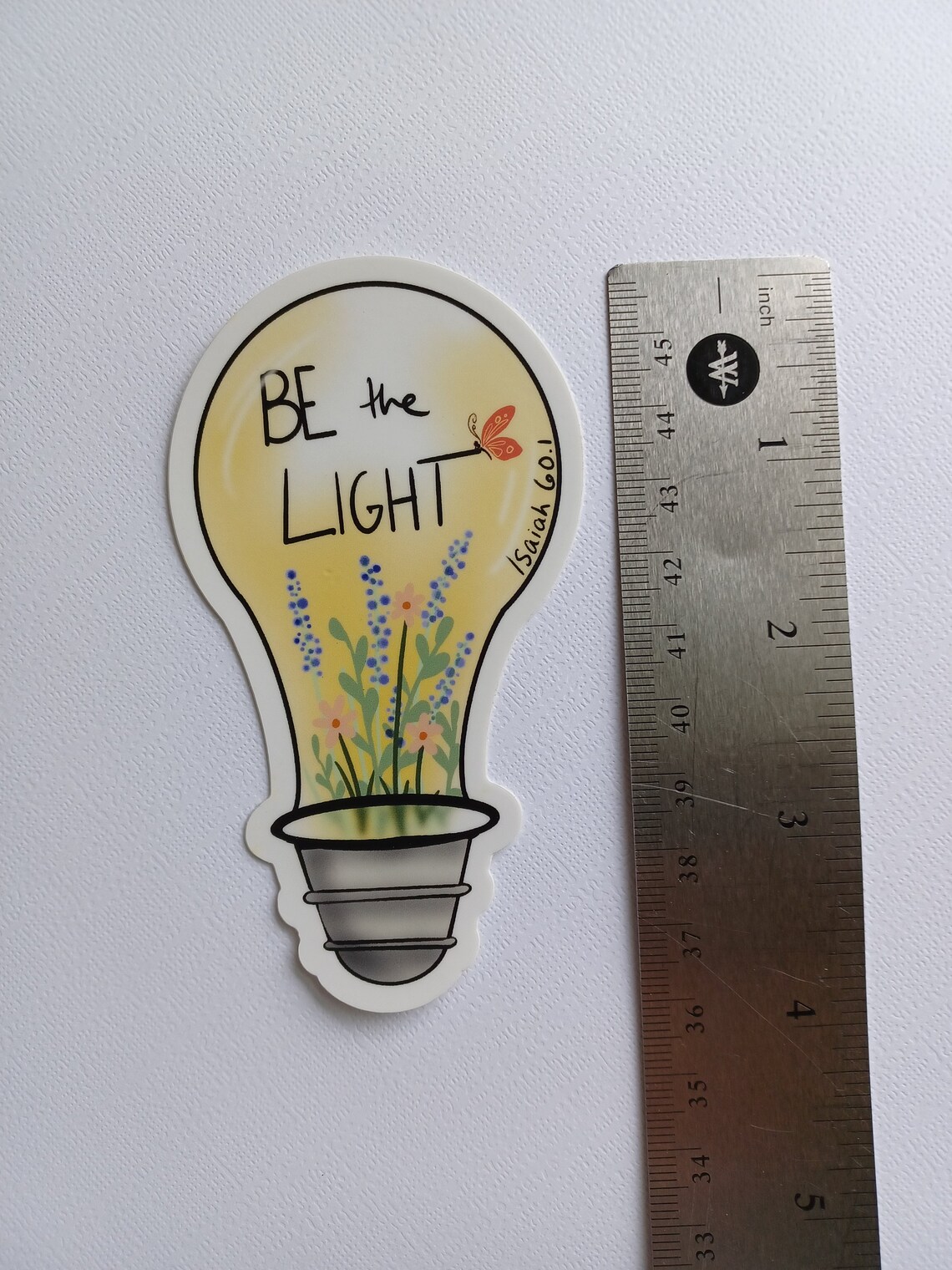 Be the Light Bible Verse Sticker - Etsy
