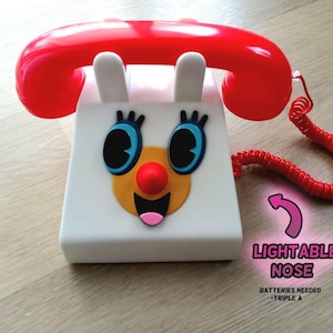 Powerpuff Girls Hotline Toy Telephone {cosplay} (LED Powered Nose) - Etsy