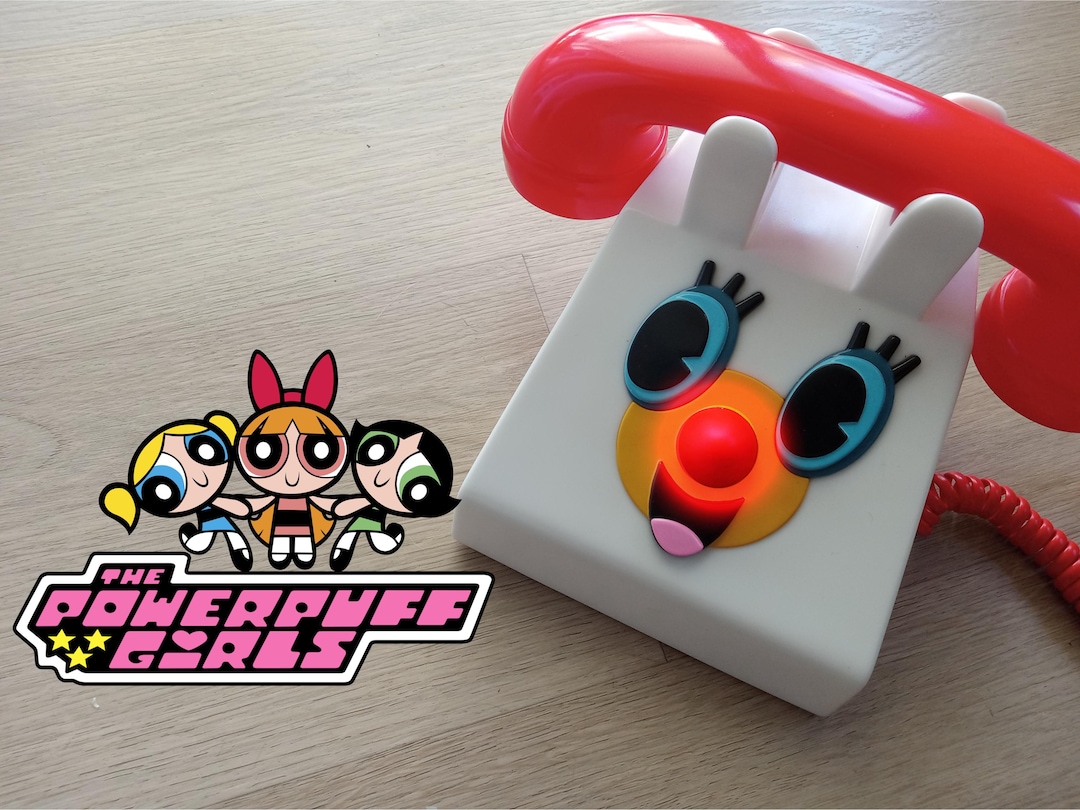 Powerpuff Girls Hotline Toy Telephone {cosplay} (LED Powered Nose) - Etsy