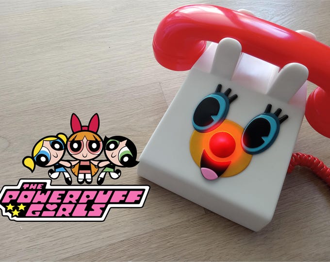 Powerpuff Girls Hotline Toy Telephone {cosplay} (LED Powered Nose) - Etsy