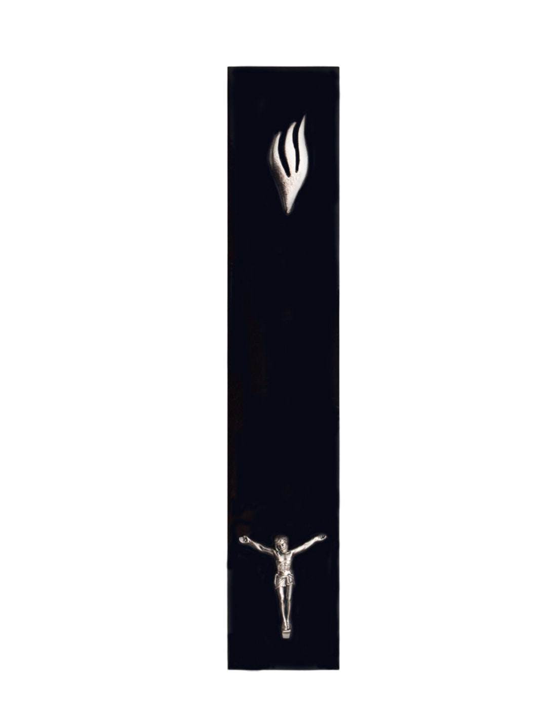 Modern Christian Mezuzah. Silver Shin and Body of Jesus Corpus. - Etsy