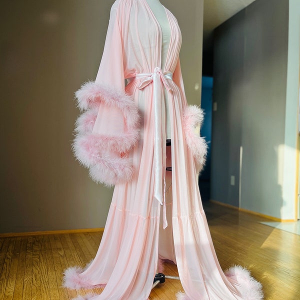 Plus Size Fur Robe - Etsy