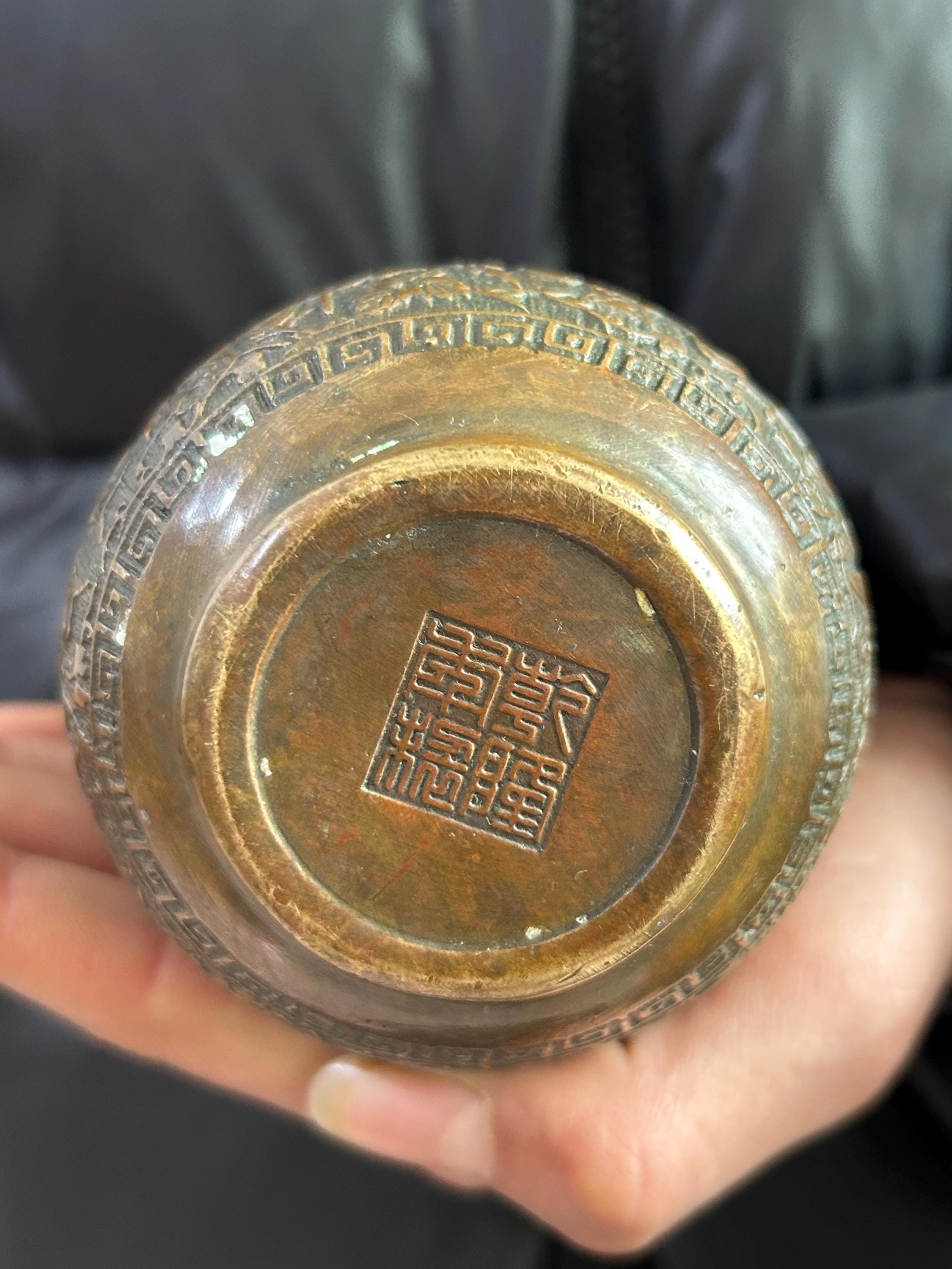 Unique Copper Hu Lu Fengshui Decor Blessing Good Luck Prosperity ...