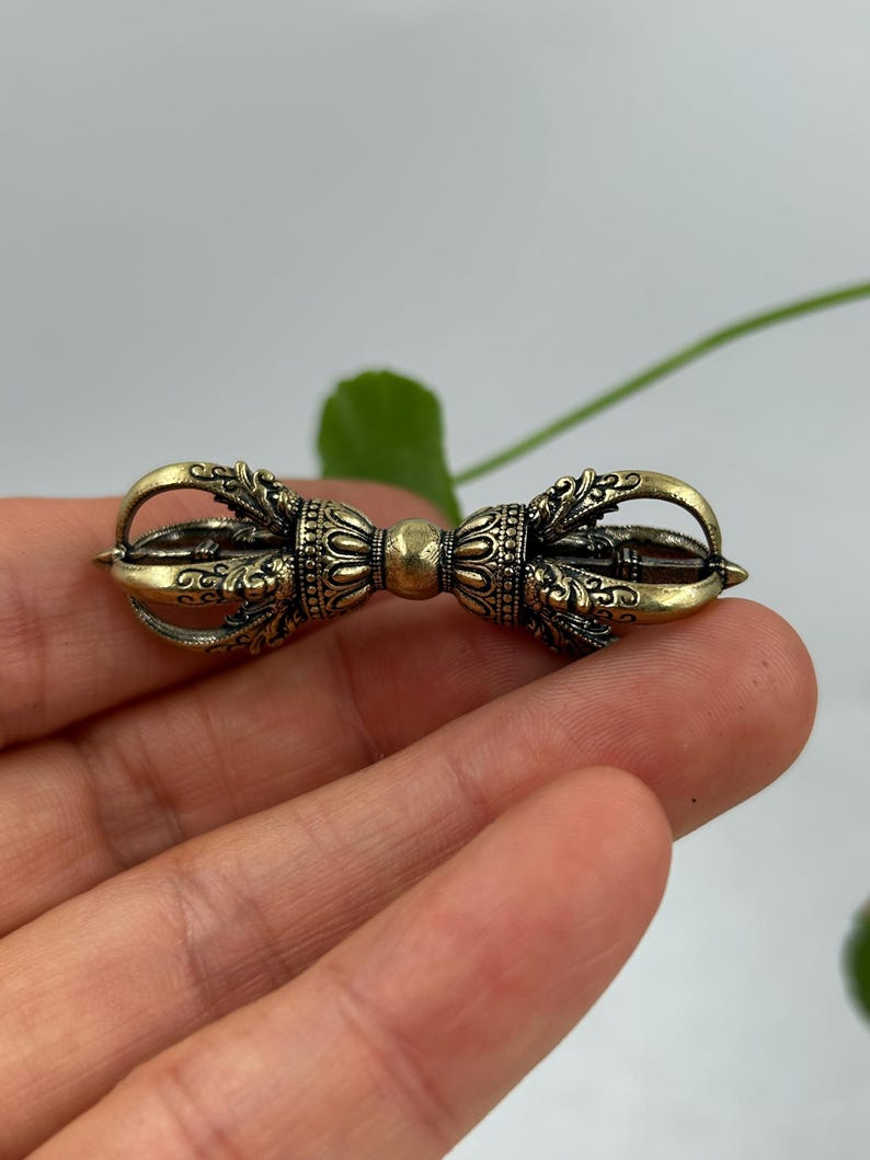 2pcs Tibet Buddha Dorje Vajra Phurba Brass Amulet Handmade Nepal ...