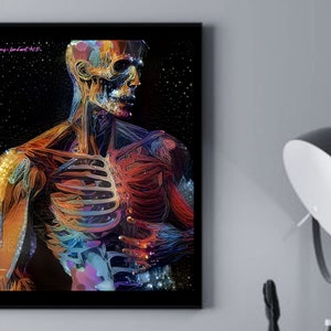 Surrealism Human Anatomy Art Canvas, Radiology Art, Science Art ...