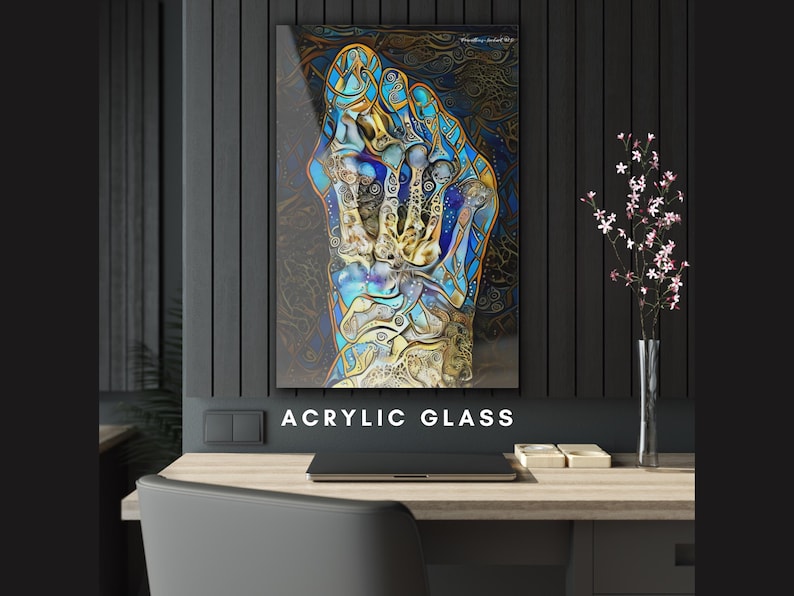 Foot Anatomy in Bright Color, Canvas or Acrylic Glass, Anatomy Art ...