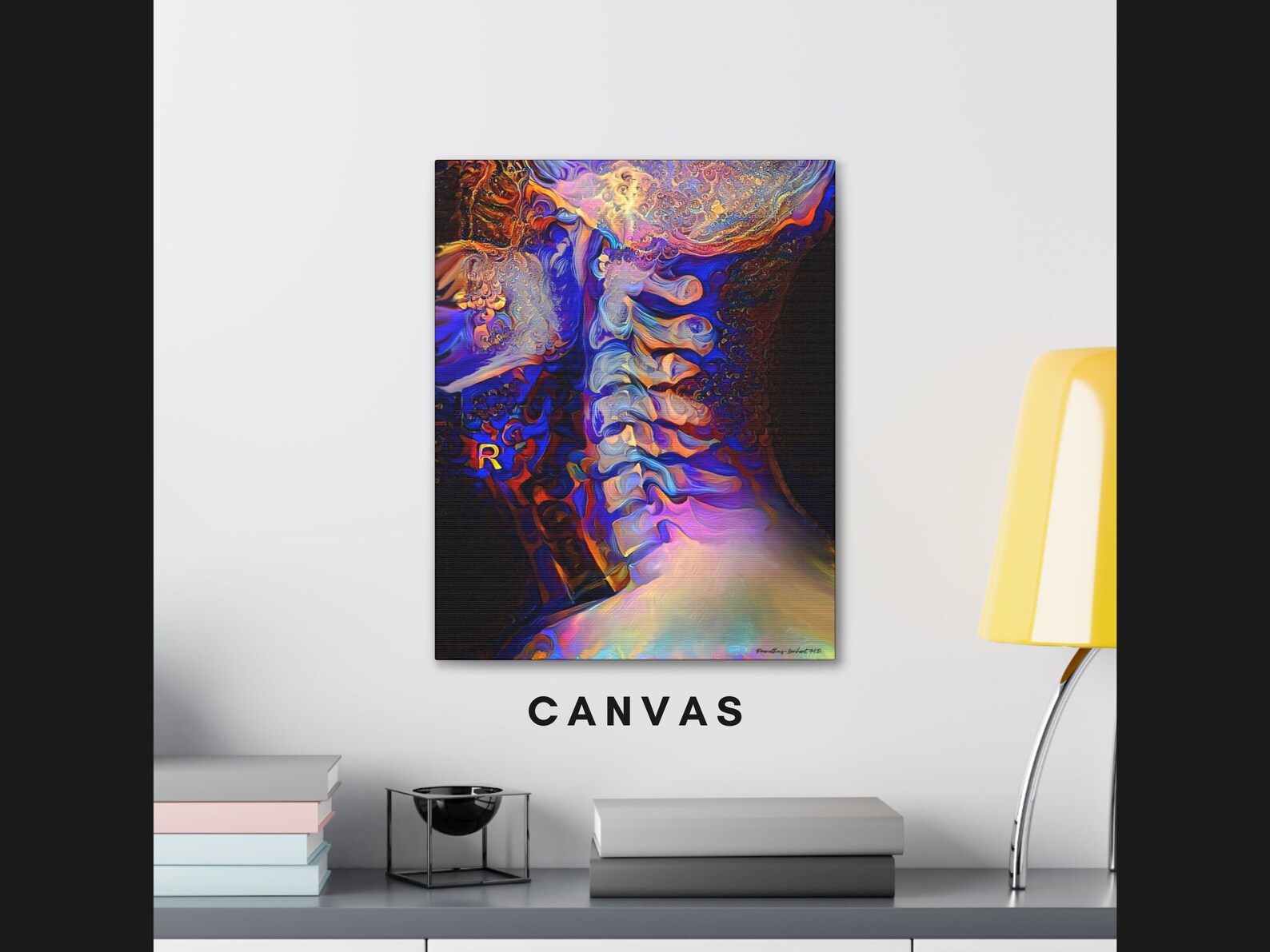 Neck and Brain Anatomy, Canvas, Poster, or Acrylic - ENT Neurosurgery ...