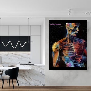 Surrealism Human Anatomy Art Canvas, Radiology Art, Science Art ...