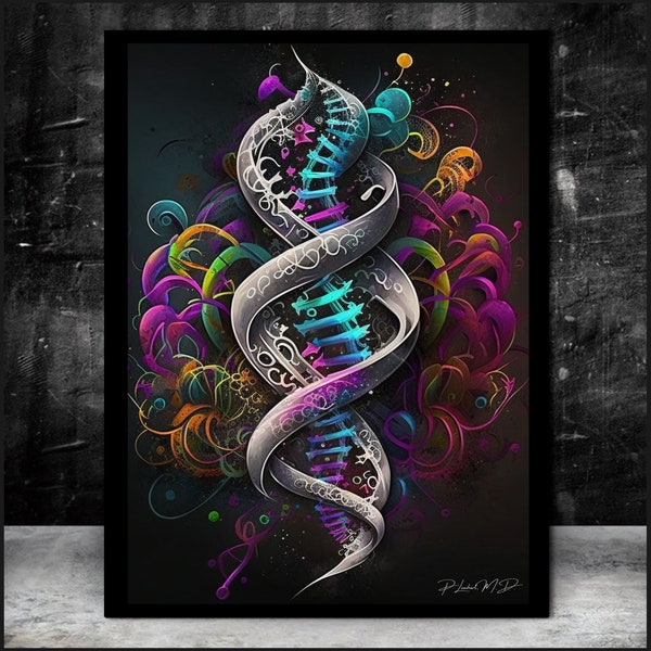Dna Art - Etsy
