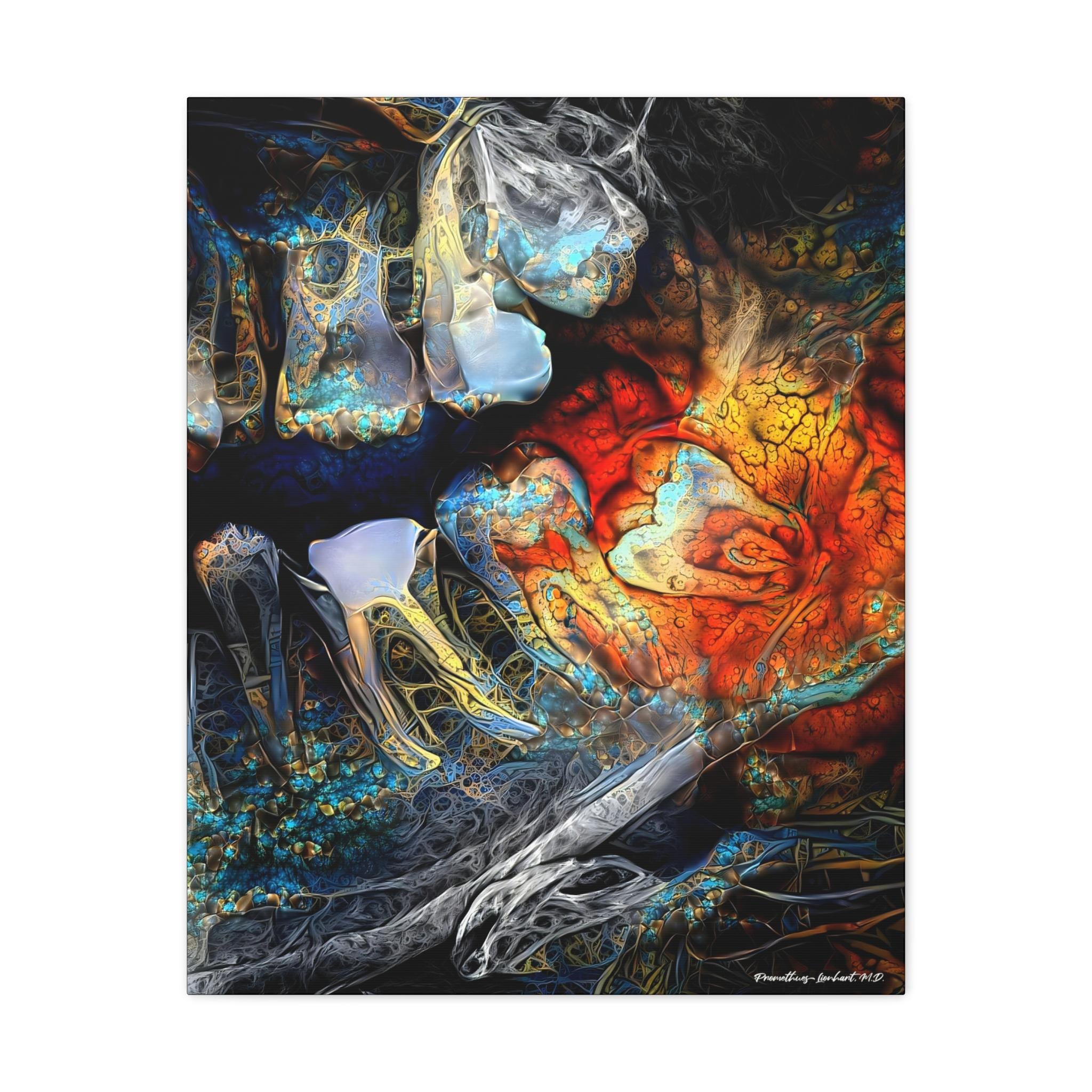 Wisdom Tooth Art Canvas - Modern Dental Anatomy Wall Decor for Dentist ...