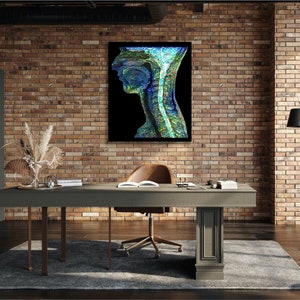 Neck and Brain Anatomy Canvas ENT Neurosurgery Radiology - Etsy