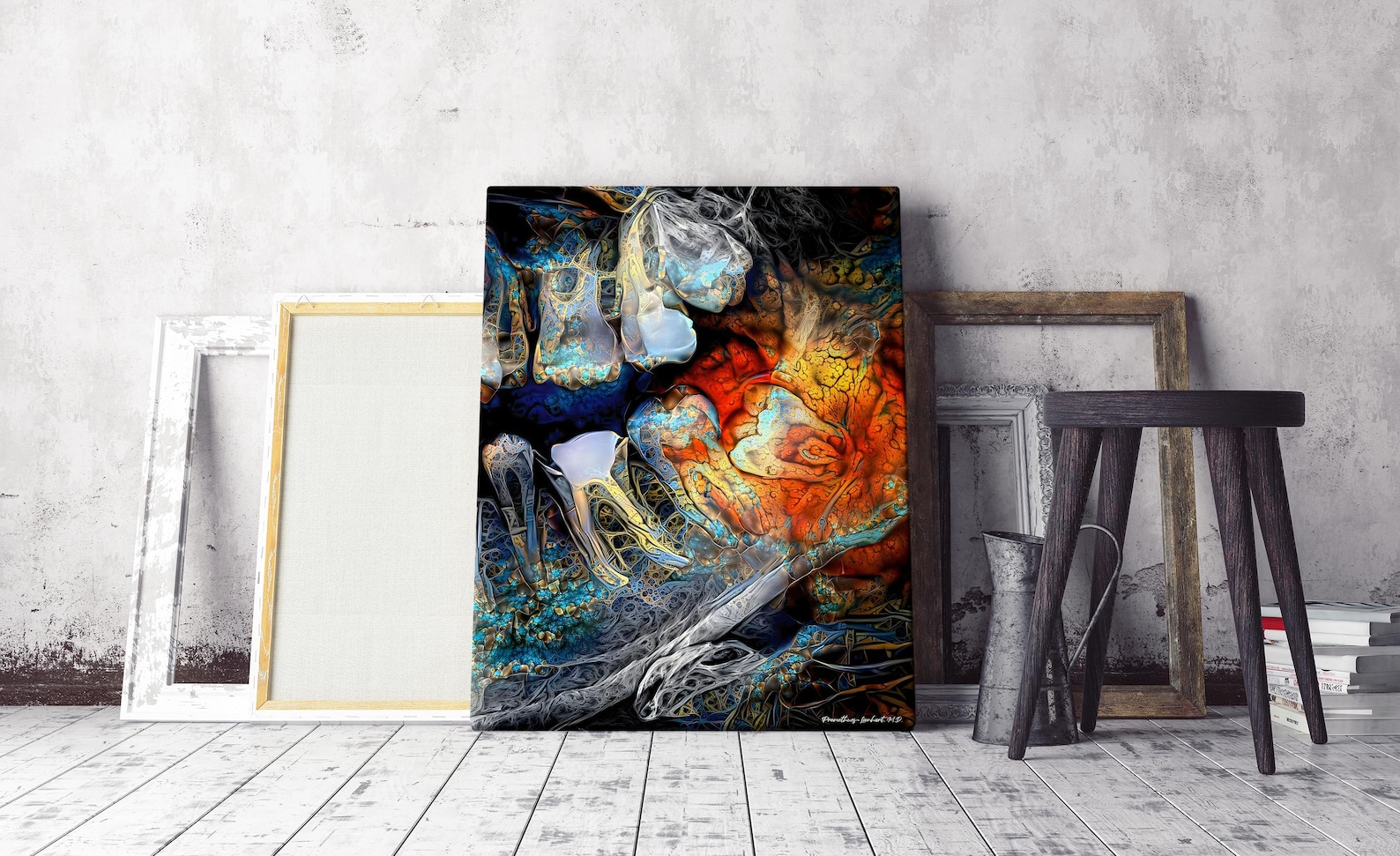 Wisdom Tooth Art Canvas - Modern Dental Anatomy Wall Decor for Dentist ...