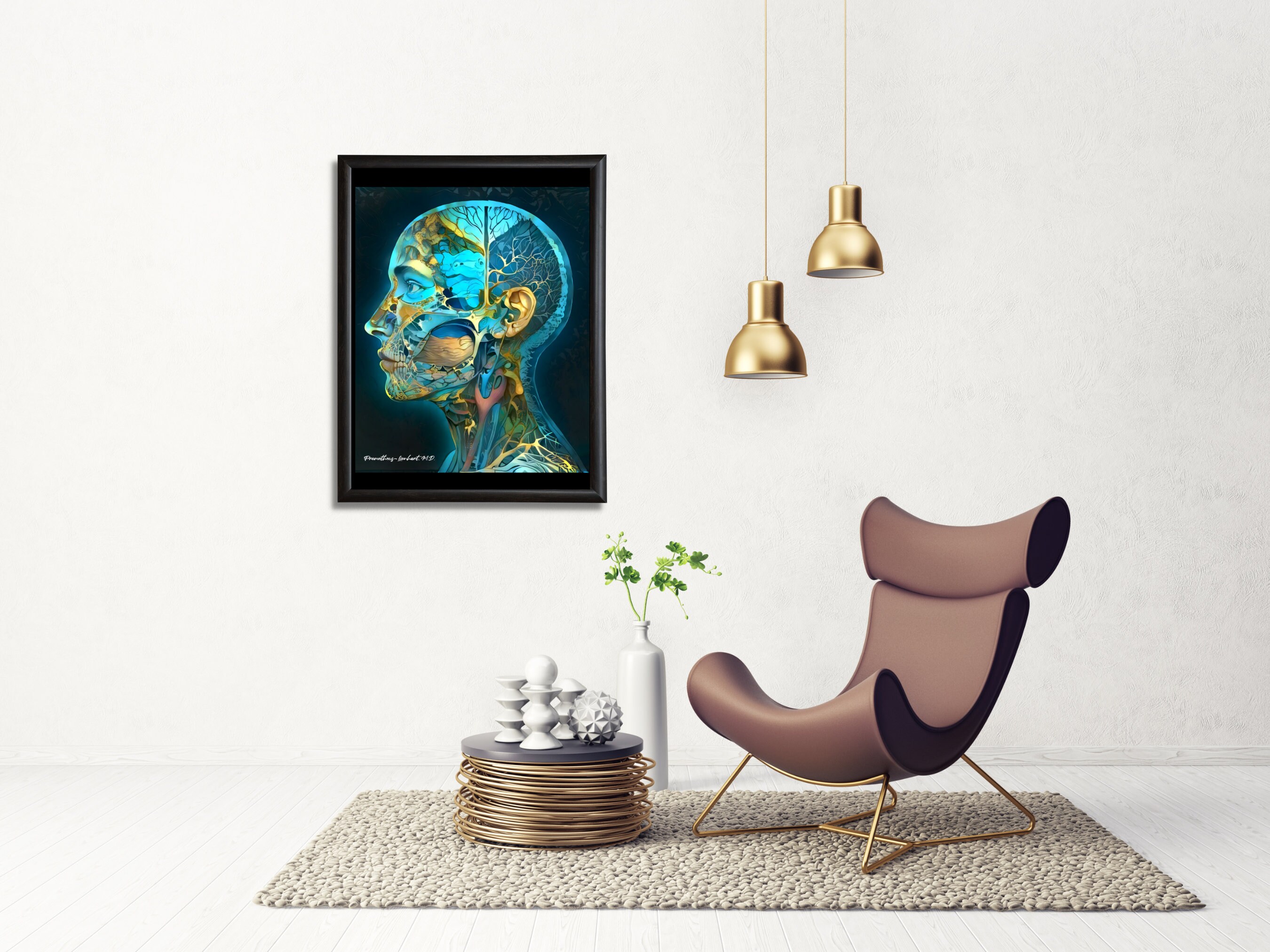 Surrealism Human Anatomy Art Canvas Radiology Art Science - Etsy