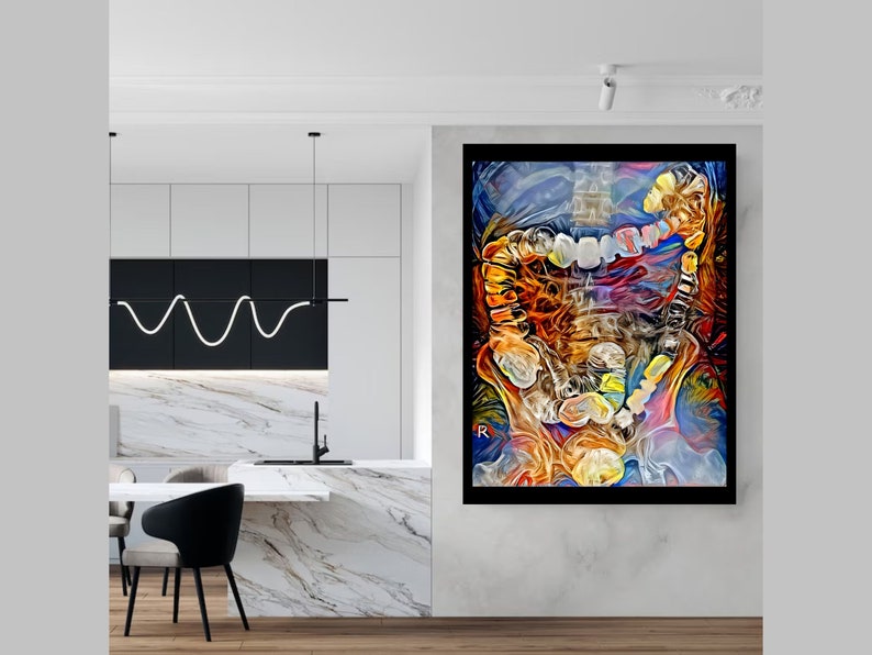 Gastrointestinal Anatomy Canvas GI Radiology Wall Art - Etsy