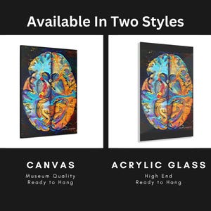 Brain Anatomy Art, Canvas or Acrylic, “alba Materia Cerebri” Doctors ...