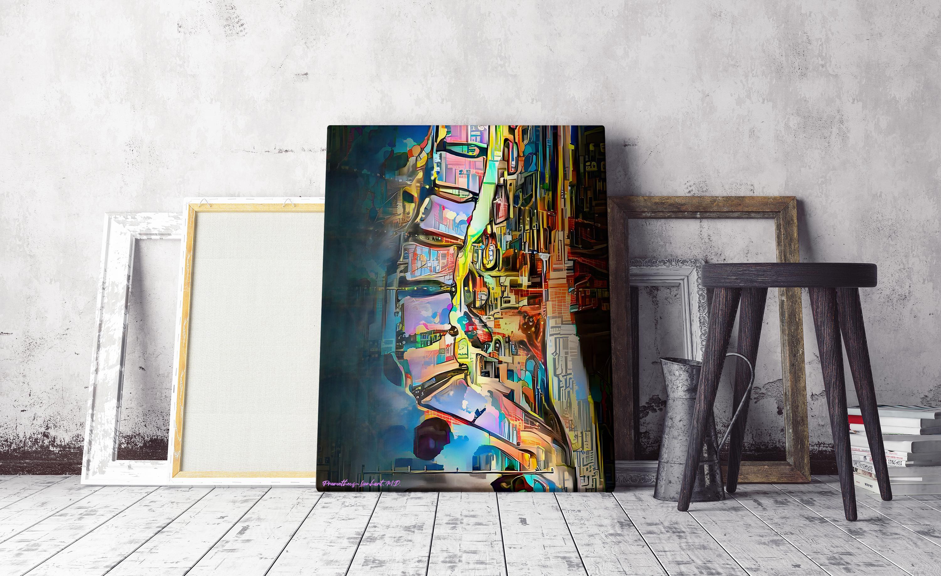 Spine Anatomy Art Canvas, Poster, or Acrylic Glass. Art for Doctor ...