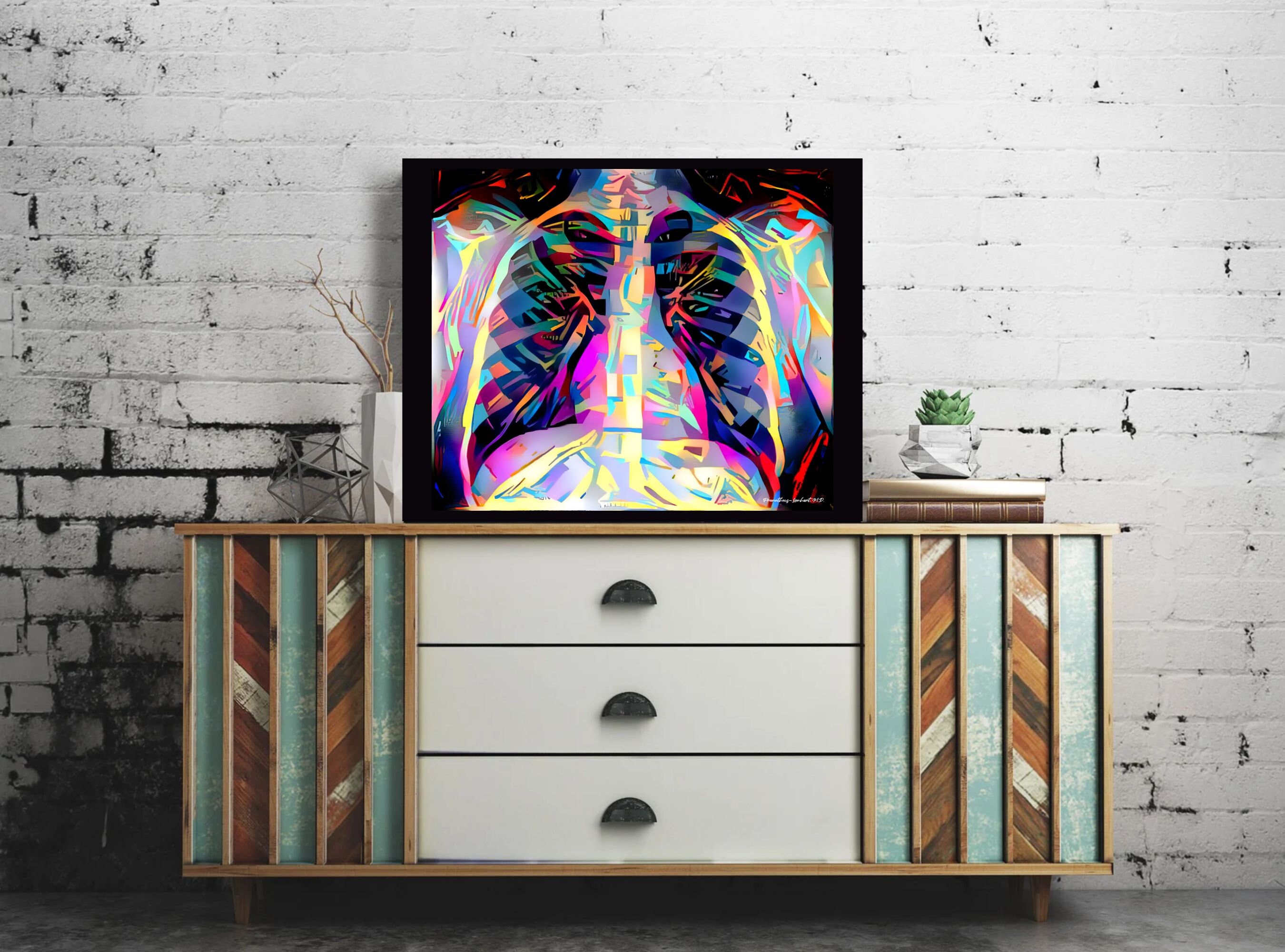 Chest Anatomy in Pop Art Canvas Anatomy Art Radiology Wall - Etsy