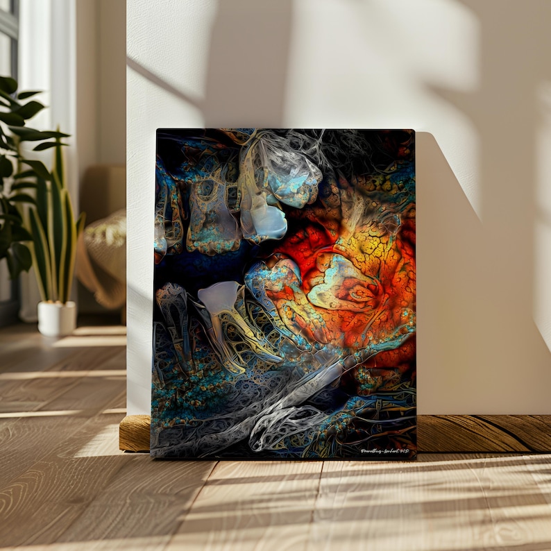 Wisdom Tooth Art Canvas - Modern Dental Anatomy Wall Decor for Dentist ...