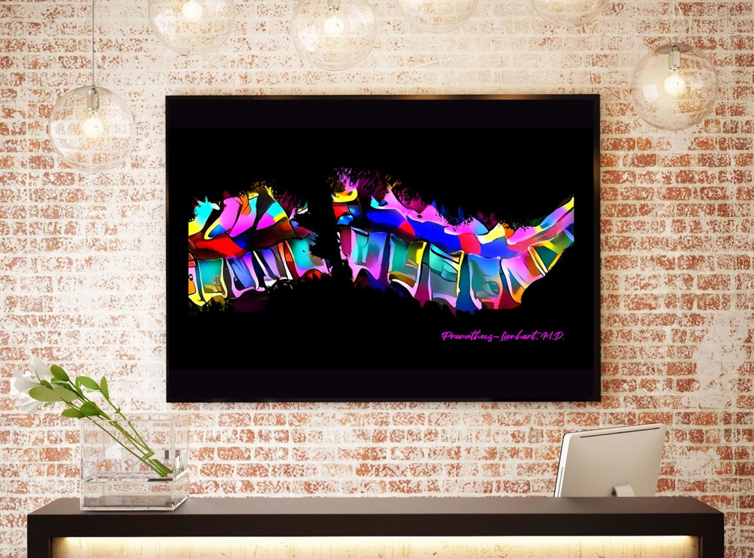 Spine Anatomy Art, Canvas, Radiology Wall Art Science Medical Art ...