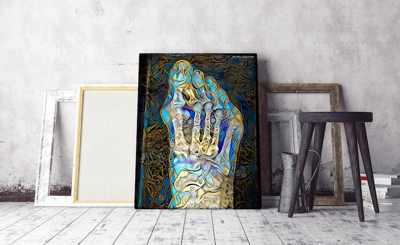 Foot Anatomy in Bright Color, Canvas or Acrylic Glass, Anatomy Art ...