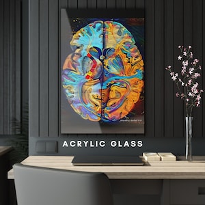 Brain Anatomy Art, Canvas or Acrylic, “alba Materia Cerebri” Doctors ...