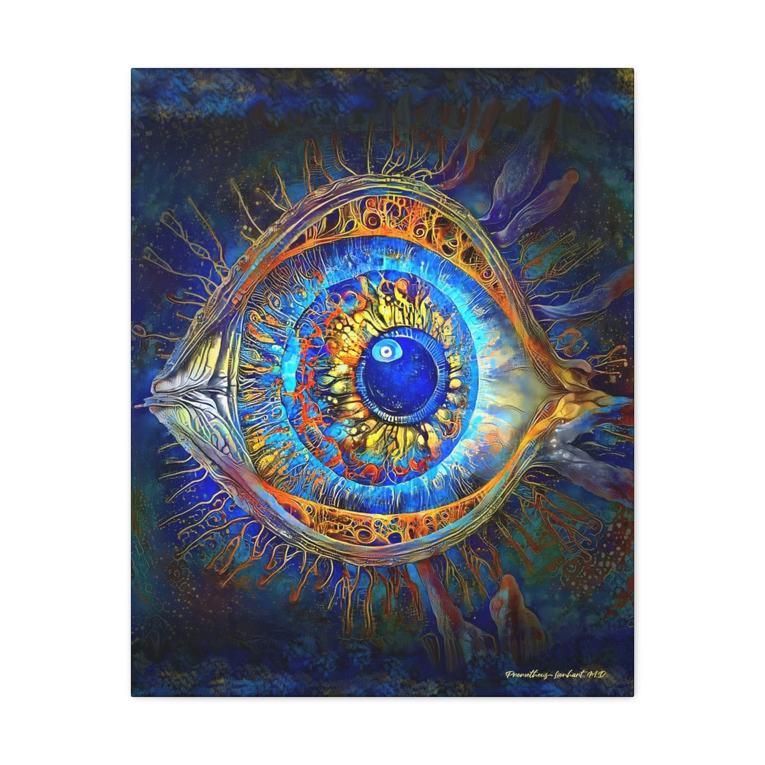 Eye Anatomy Art, Canvas, Color Anatomy Radiology Ophthalmology ...