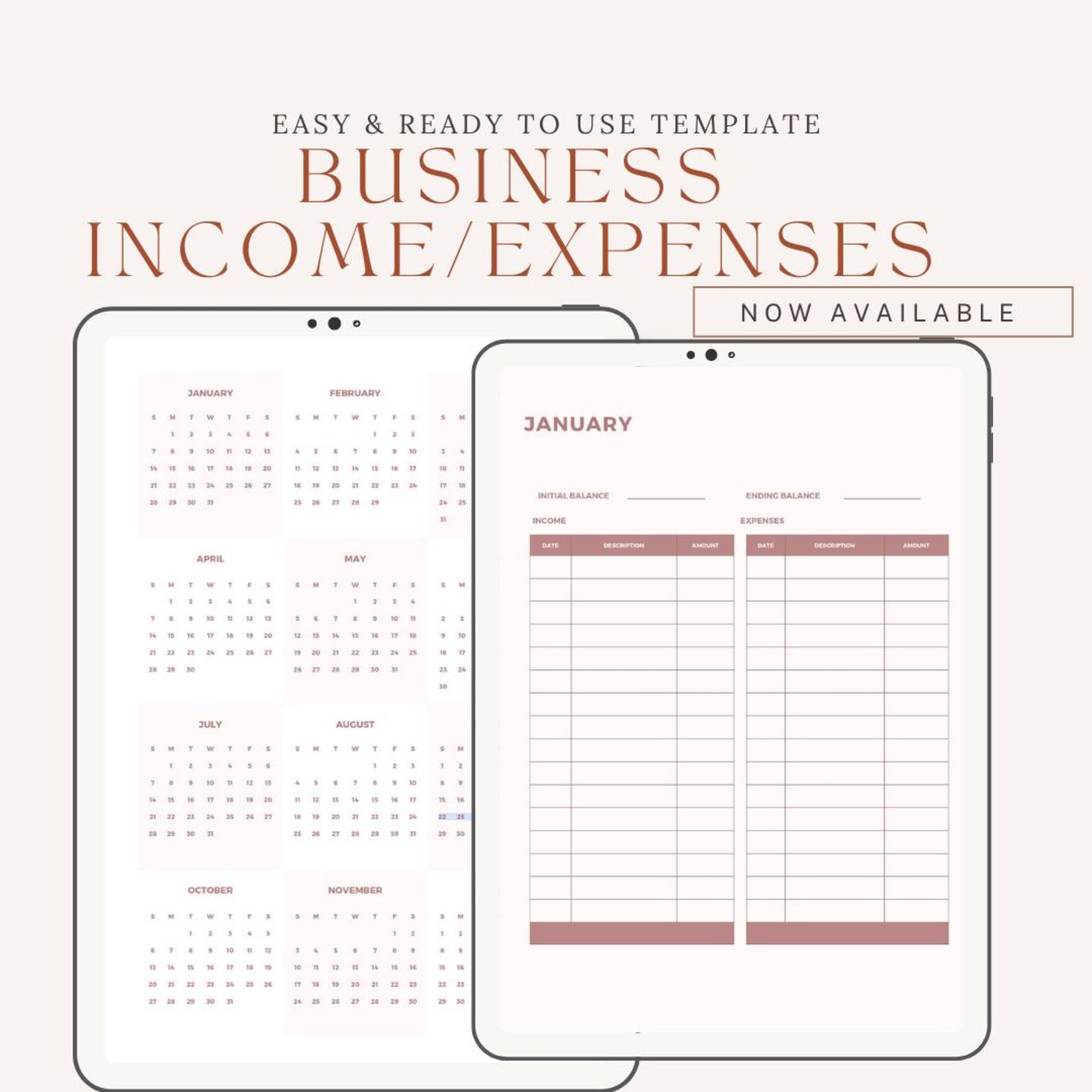 Simple Income and Expense Tracker, Monthly Expense Tracker, Personal ...