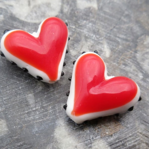 Red Focal Bead - Etsy