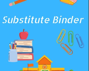 School Nurse Substitute Binder Fully Editable - Etsy