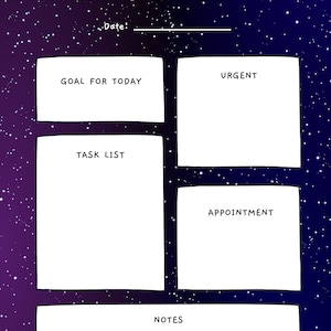 Digital Planner (cosmic) - Etsy