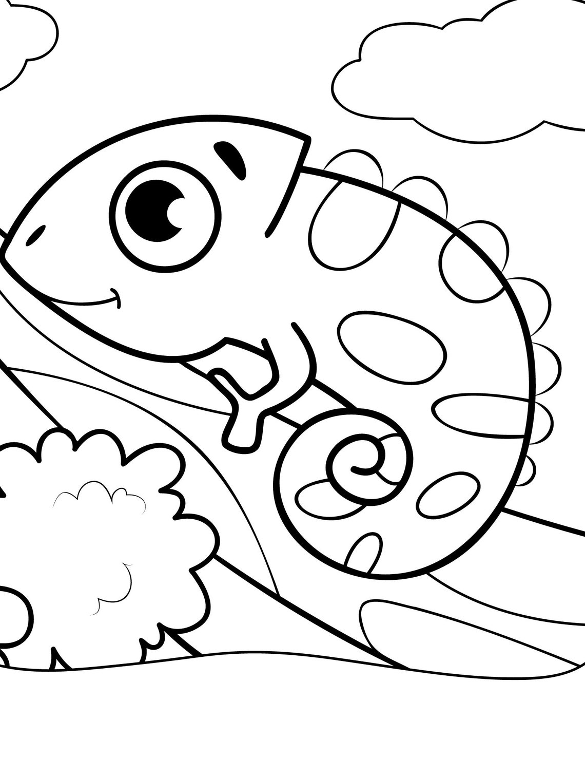 Kids Printable Coloring Book - Etsy