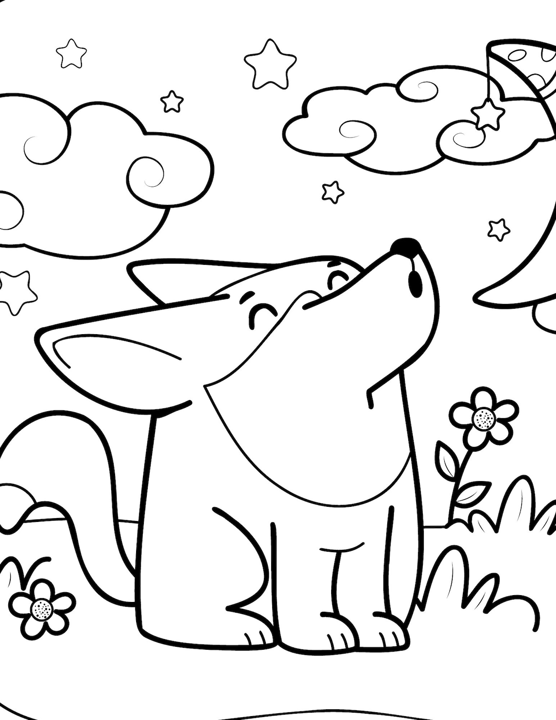 Kids Printable Coloring Book - Etsy