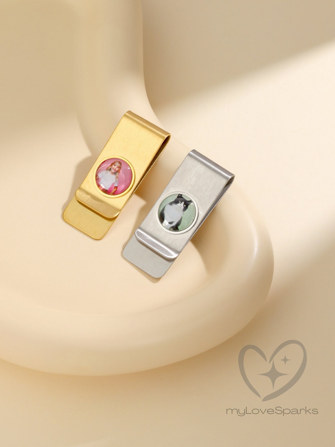 Personalized Money Clip With Photo, Custom Clips for Kids, Handmade ...