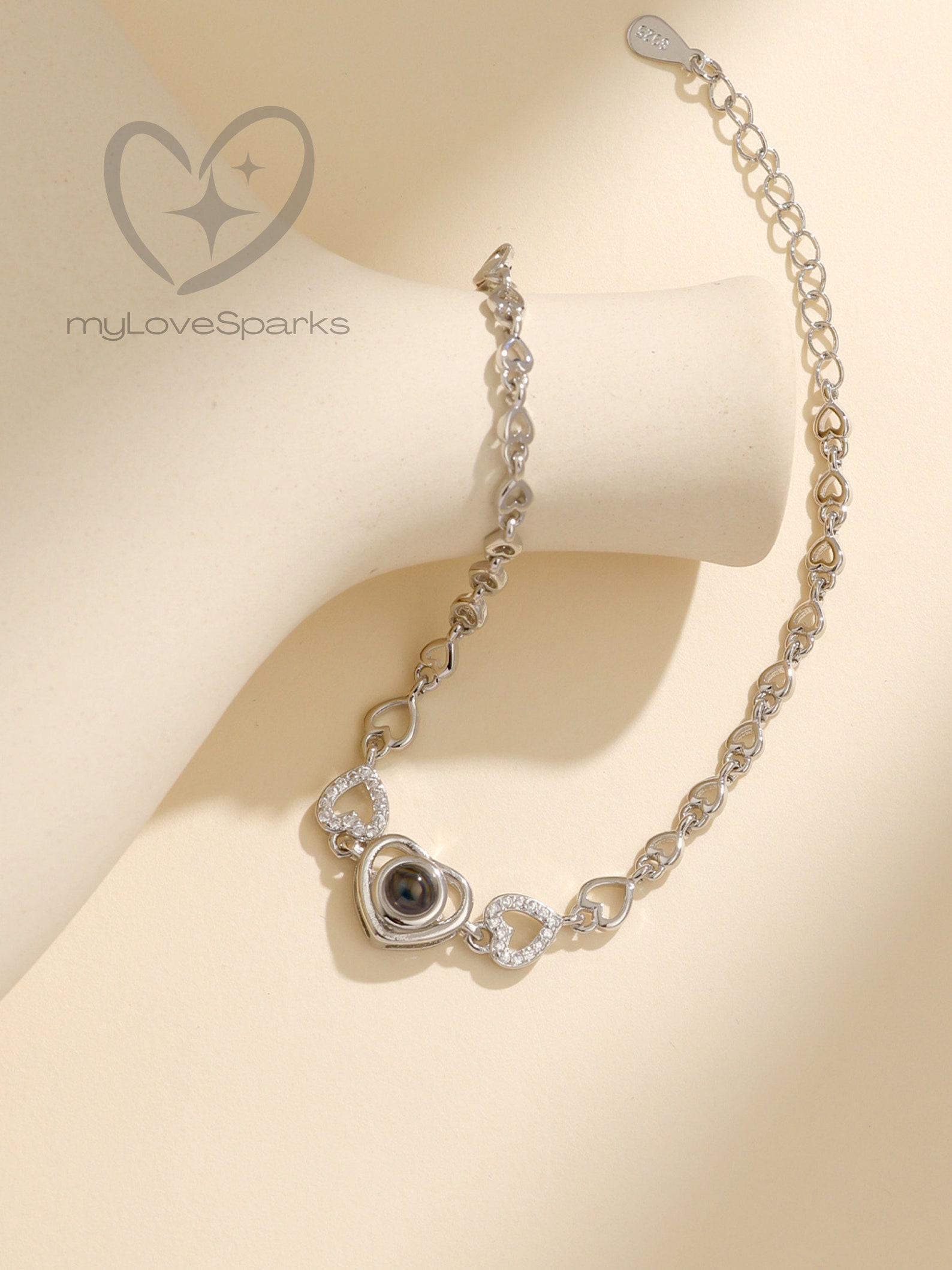 Custom Photo Projection Bracelets for Women, Personalized Memory Gifts ...