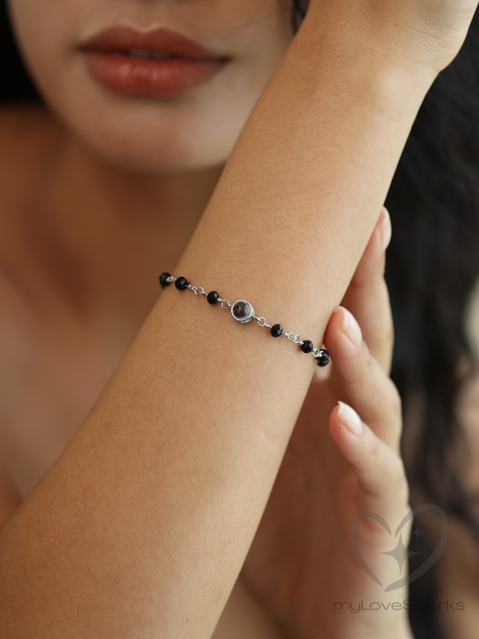 Custom Photo Projection Bracelet Personalized Bracelet With Chain in ...