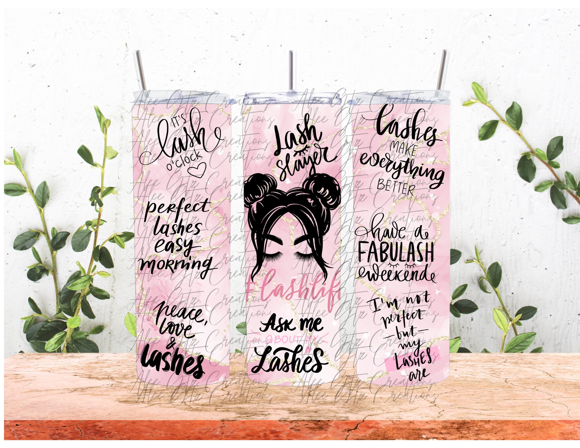 Lash Life Tumbler Wrap Png - Etsy