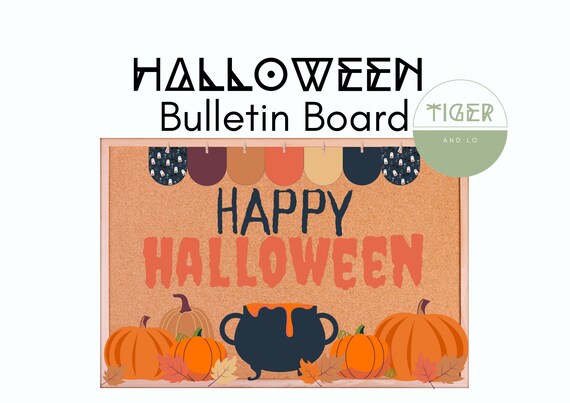 Halloween Bulletin Board Kit Classroom Holiday Decorations - Etsy