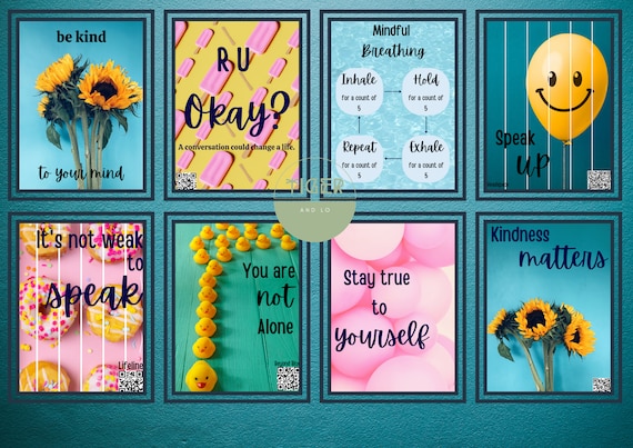 Wellbeing Posters Modern Classroom Decor Classroom Posters - Etsy