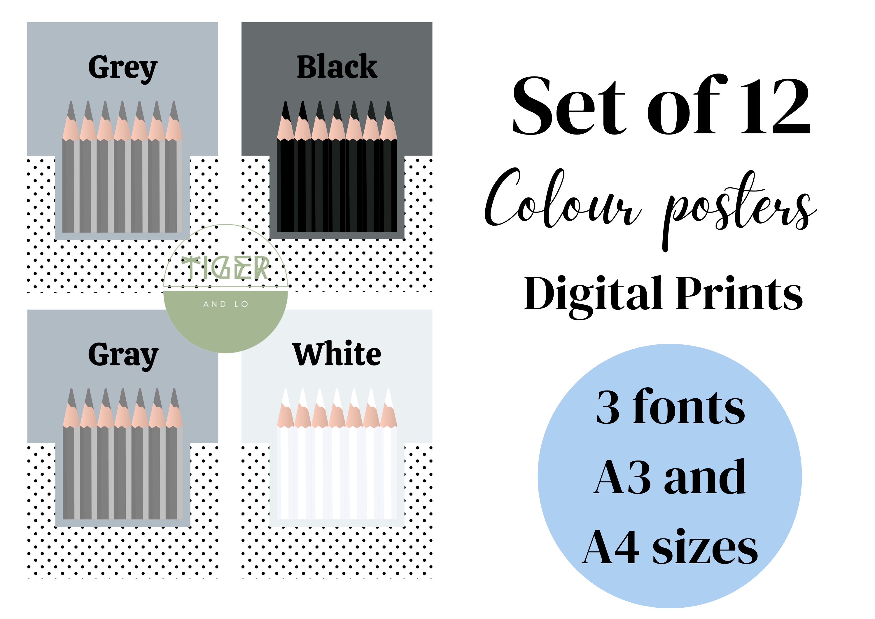 PRINTABLE Colour Posters | Color Posters | Classroom Decor | Pastel ...