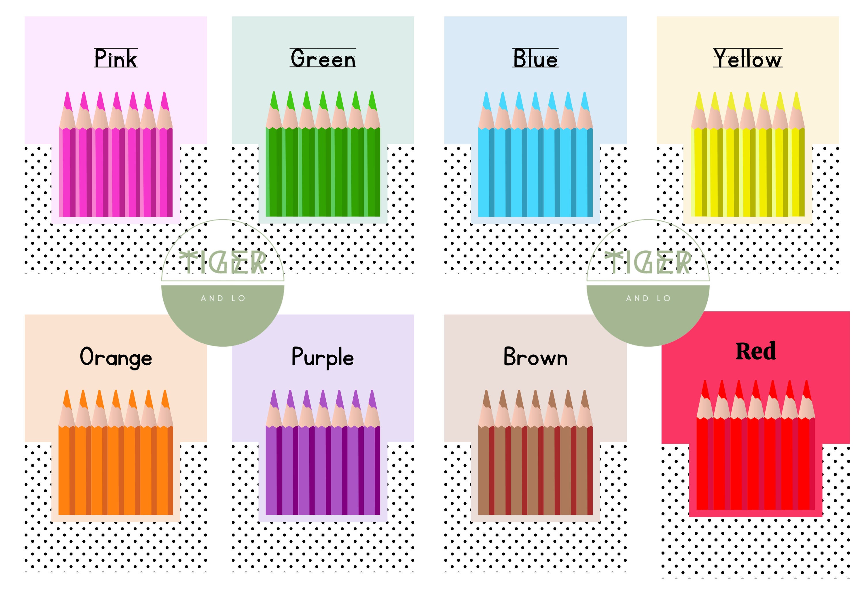 PRINTABLE Colour Posters | Color Posters | Classroom Decor | Pastel ...
