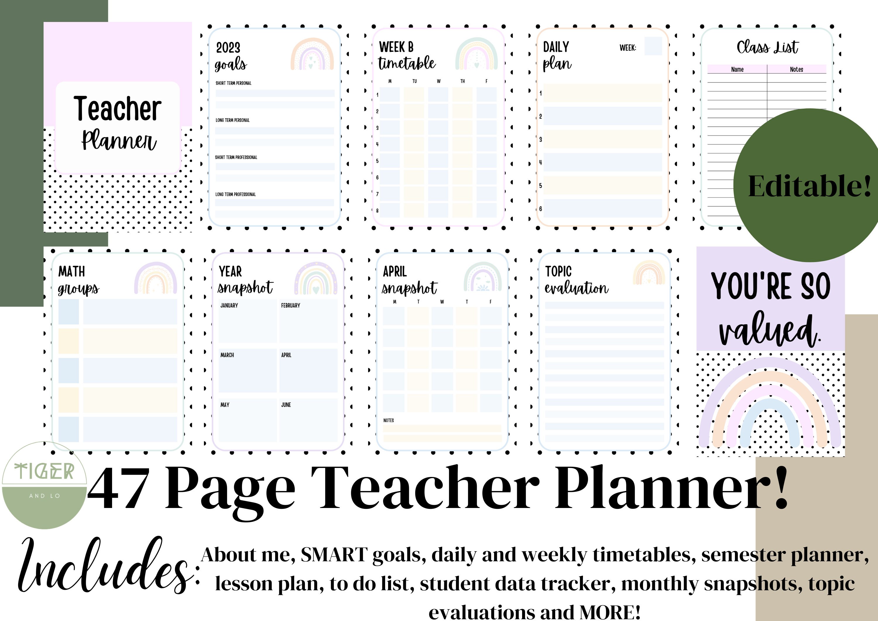 Ultimate Teacher Planner Bundle | Teacher Organization Kit | 2023 ...