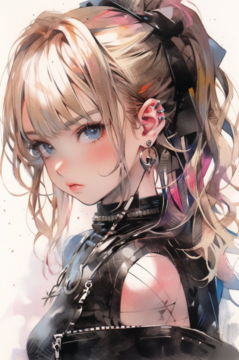 Watercolor Character Commission Custom Anime Art Custom Manga - Etsy