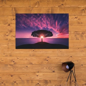 Tree of Life - Sunset Set - Magical Canvas - Sunset Wall Art - Sunset ...