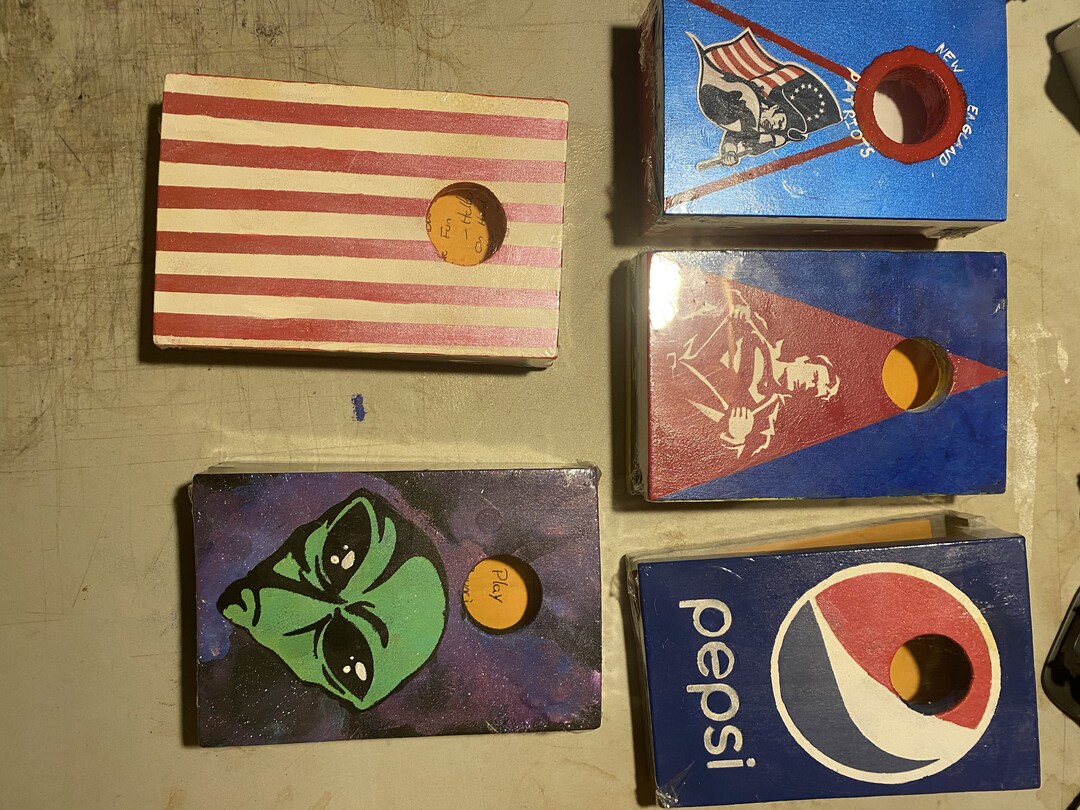 Hand Made and Painted Quarter Hole Boards - Etsy
